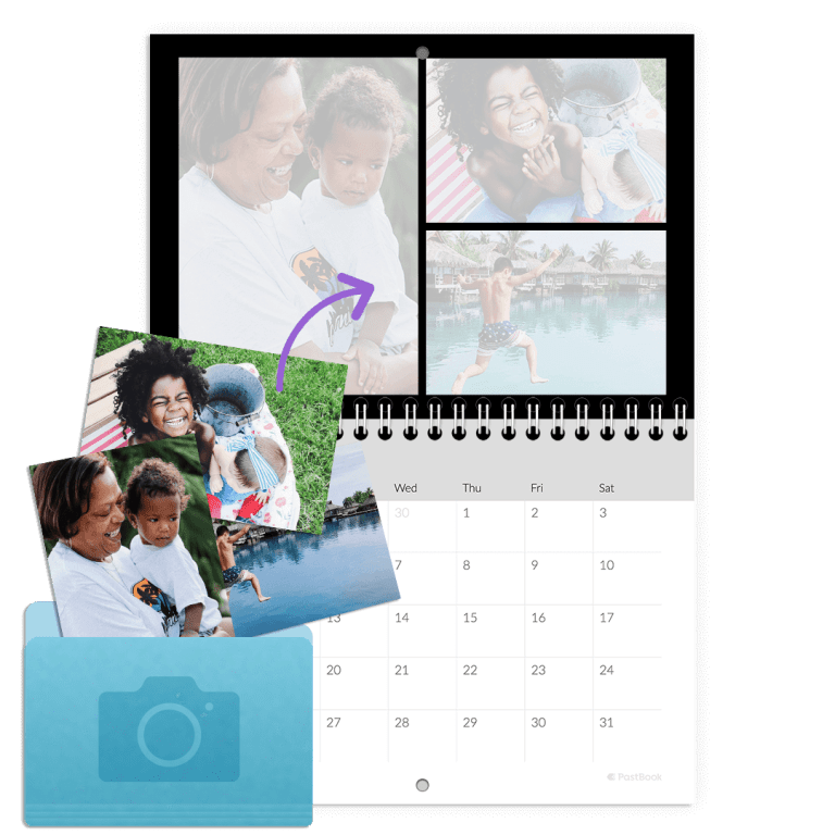 Create Personalized Photo Calendars in 1 Click - PastBook